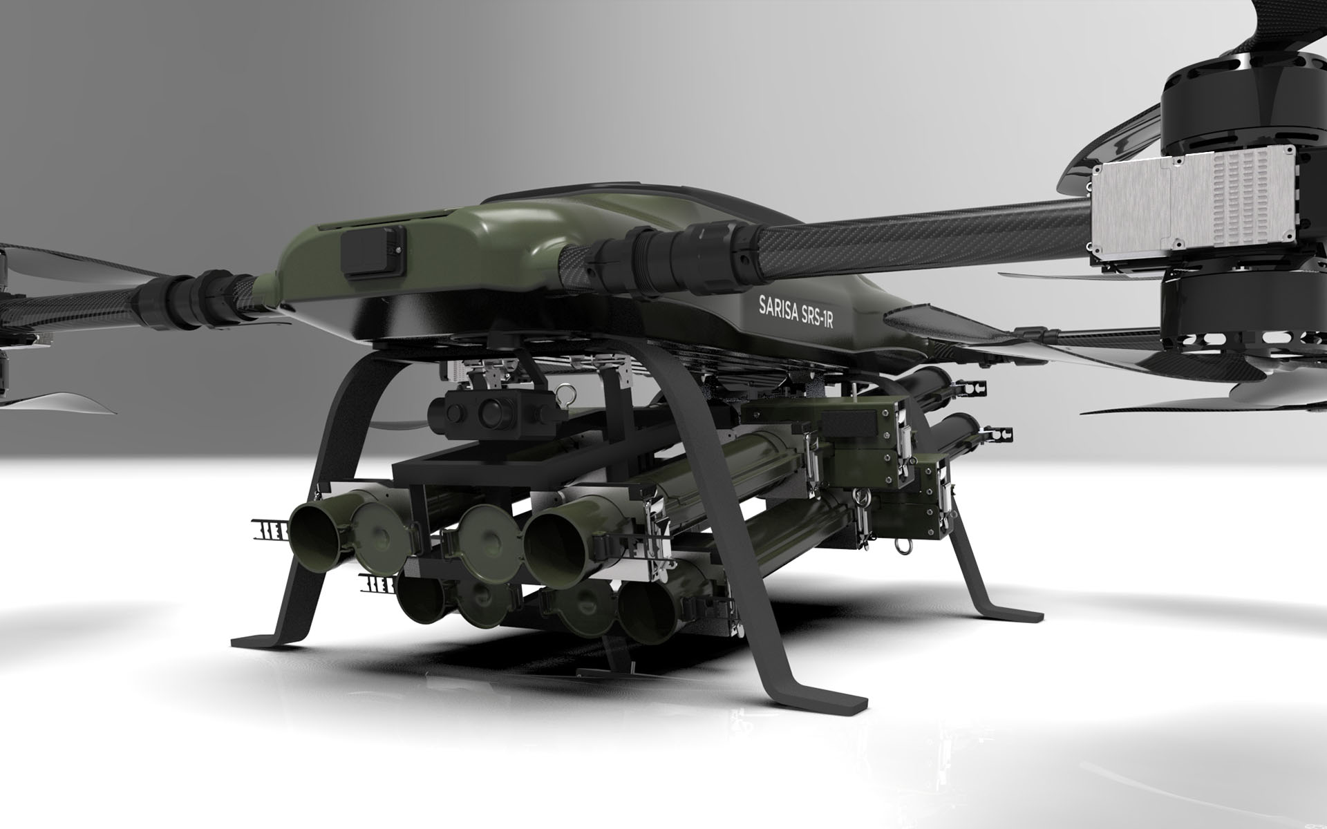 SARISA: Εντυπωσίασε τους Αμερικανούς το ελληνικό UAV που "πάντρεψε" τετρακόπτερο με εκτοξευτή ...